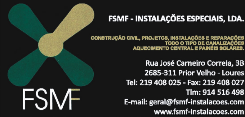 FSMF – Instalações Especiais, Lda – Roteiro Empresarial